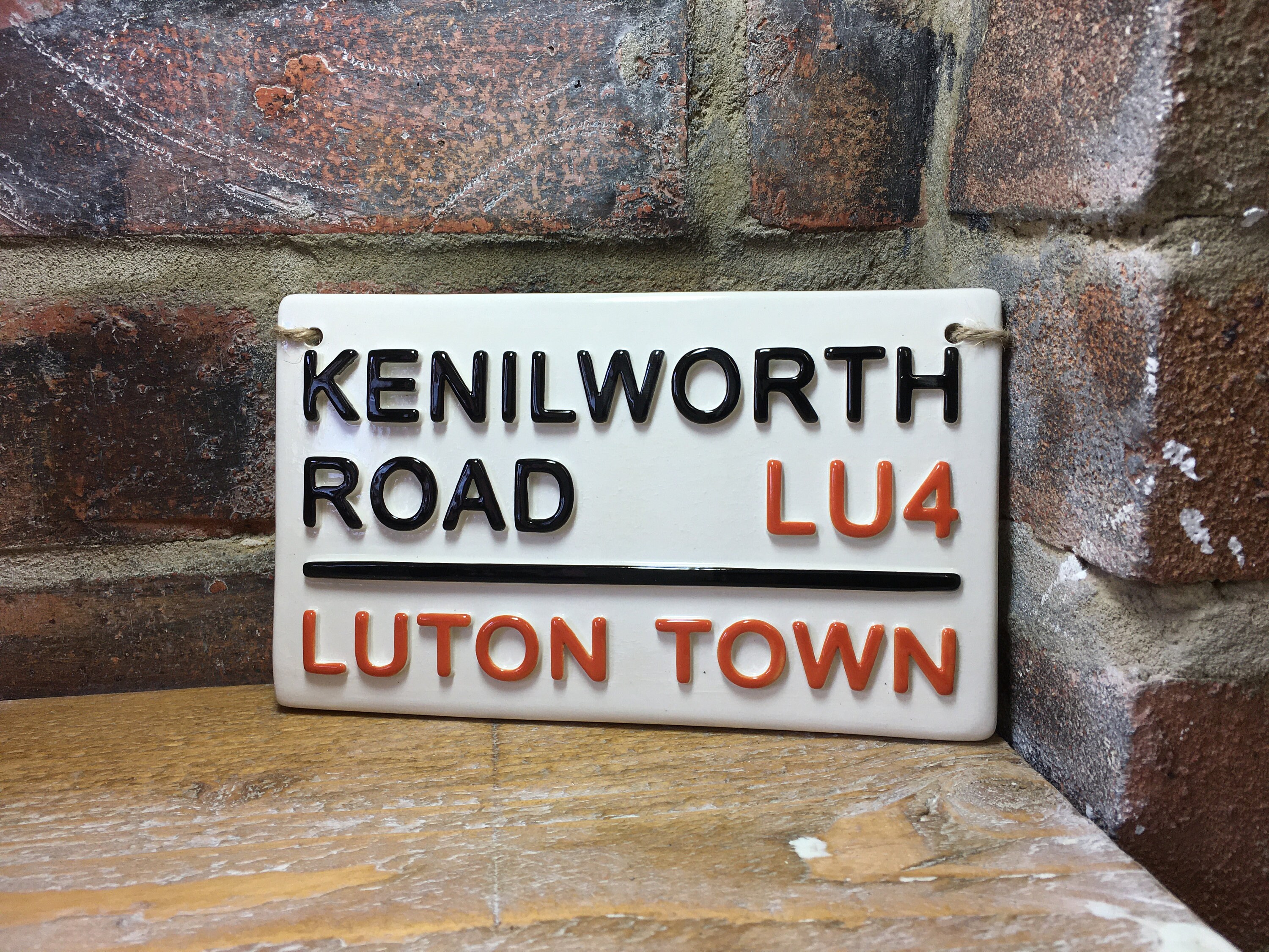 LUTON TOWN-Kenilworth Road-London Street Sign-Football | Etsy