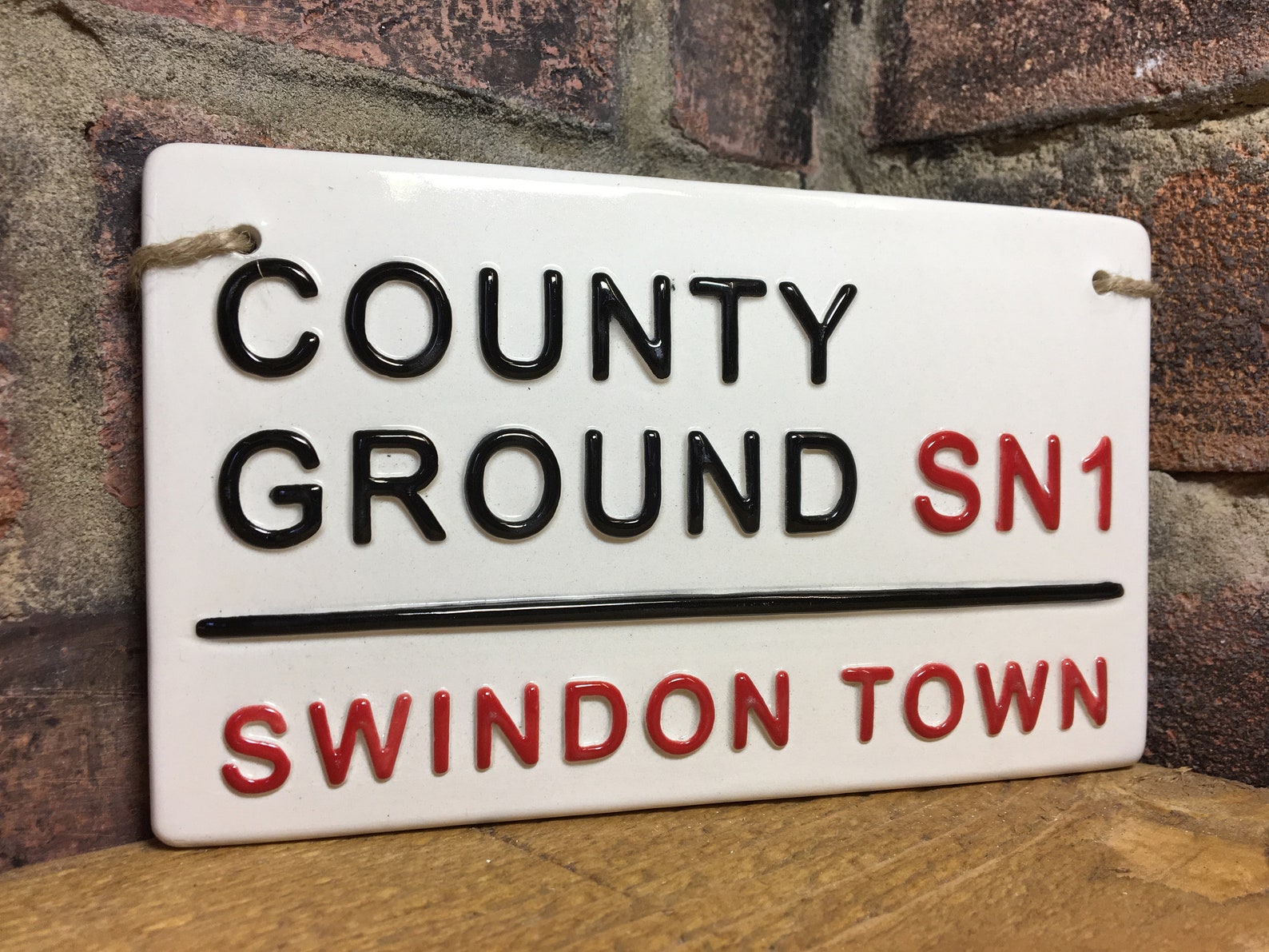 SWINDON Town-county Ground-football Sign-london Street - Etsy UK