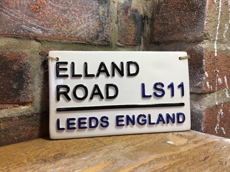Leeds-elland Road-football Street Sign-london Street | Etsy UK