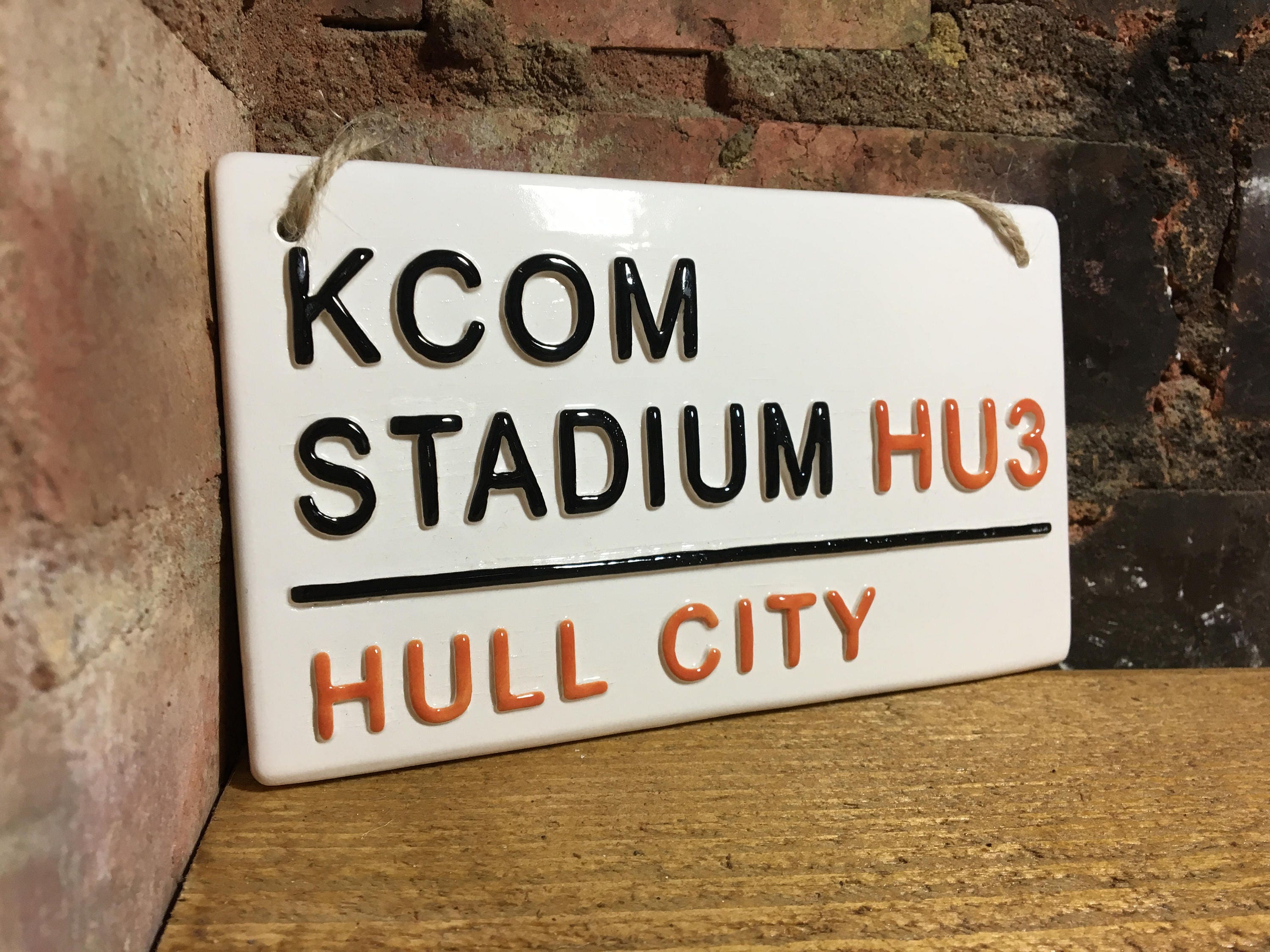 HULL City-kcom Stadium-london Street Sign-football Sign-football Plaque ...