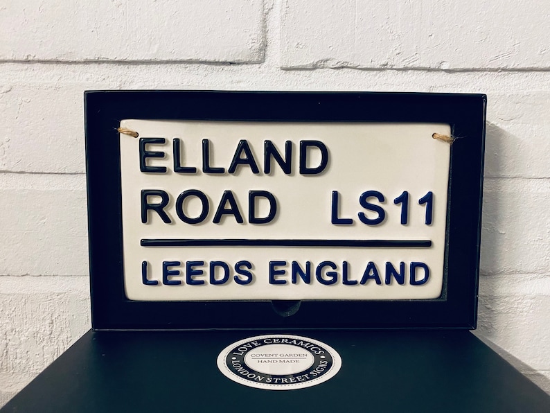 Leeds-elland Road-football Street Sign-london Street | Etsy UK