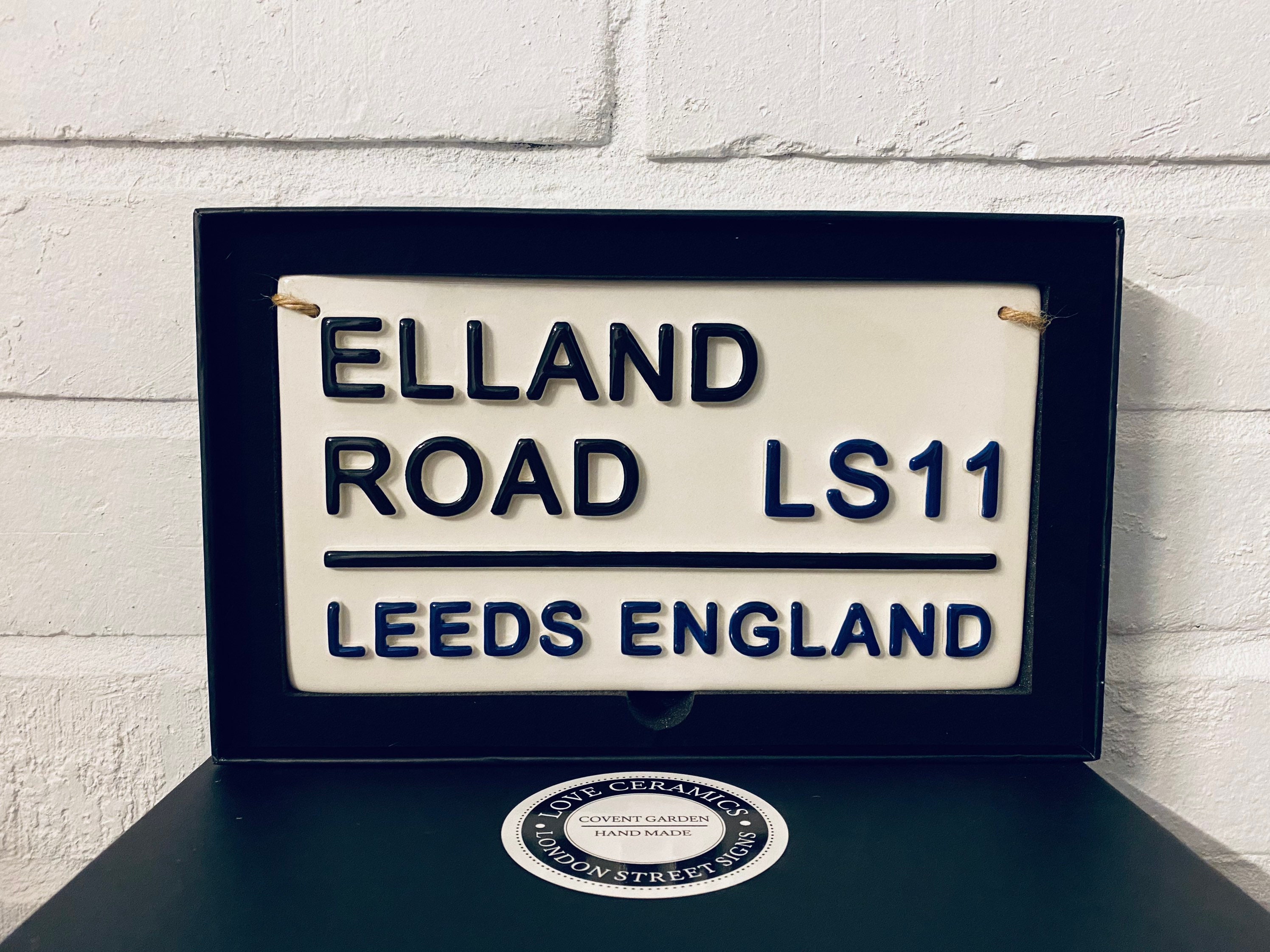 Leeds-elland Road-football Street Sign-london Street | Etsy UK