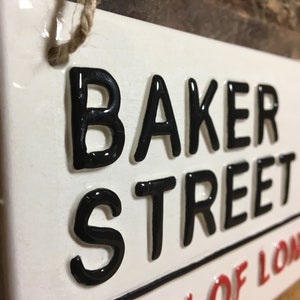 BAKER Street-london Street Sign-baking-kitchen Decor-cakes-kitchen Sign ...