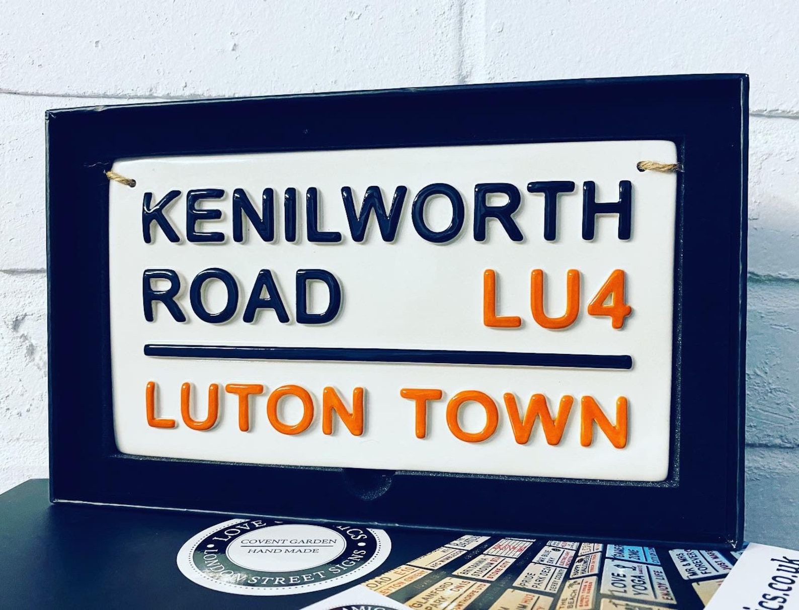 LUTON Town-kenilworth Road-london Street Sign-football | Etsy