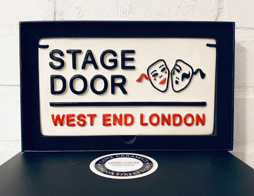 STAGE Door-west End London-sock and Buskin-performing Arts Sign-acting ...