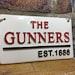 ARSENAL-THE Gunners-highbury Stadium-london Street Sign-football Sign ...