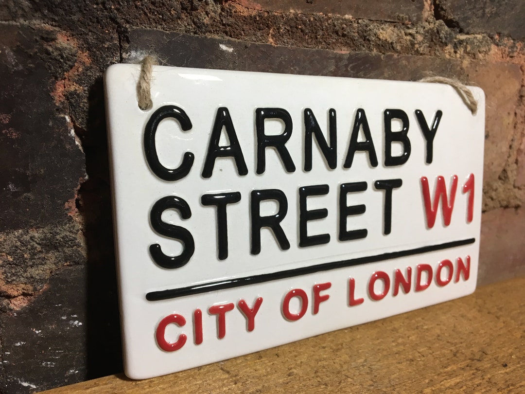 CARNABY Street-city of London-london Street Sign-london Shops-british ...