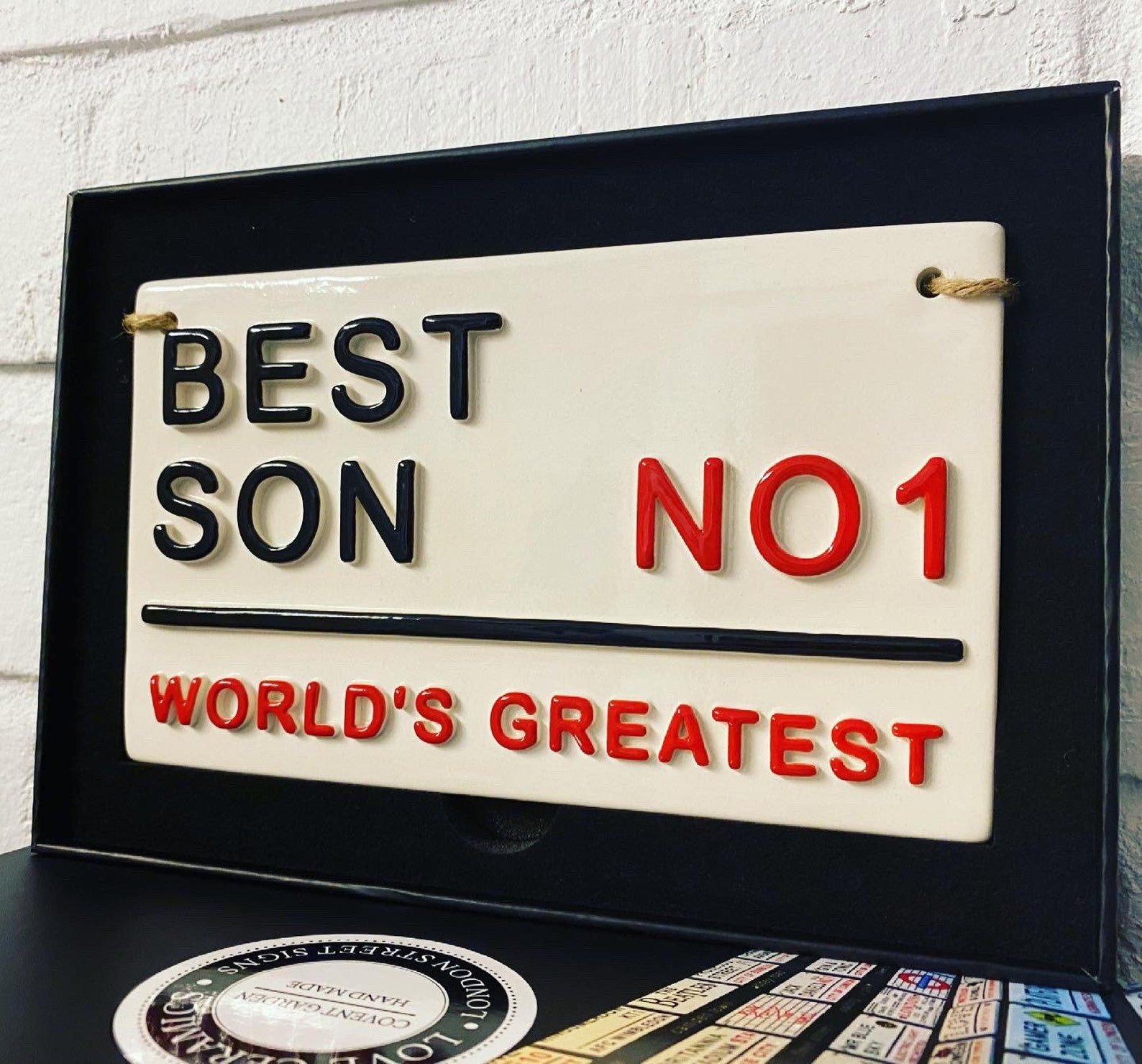 BEST Son-worlds Greatest Son-london Street Sign-number One Son-love You ...