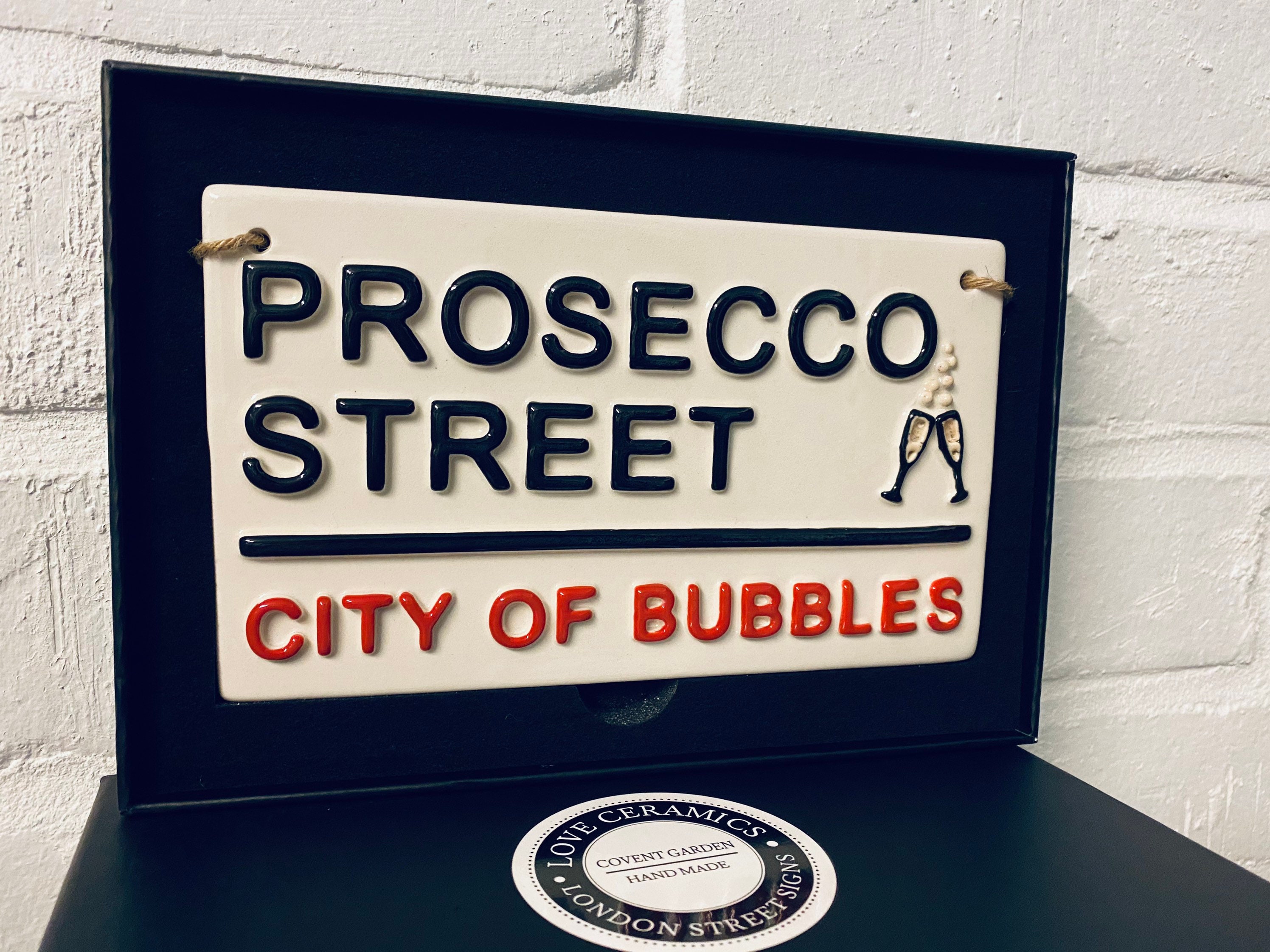 PROSECCO Street-city of Bubbles-london Street Sign-gifts for - Etsy UK