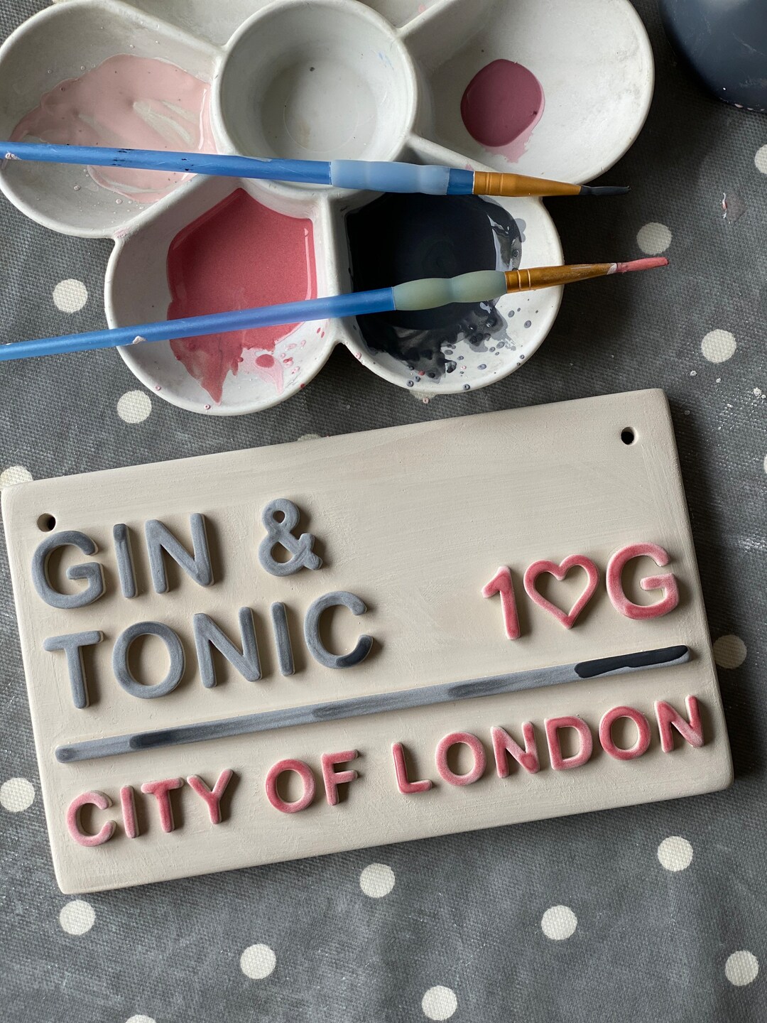 GIN & Tonic-gin Gifts-garden Plaques-london Street Signs-gin and Tonic ...