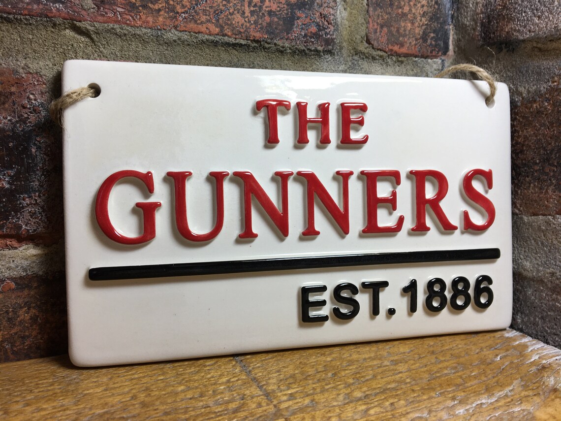 ARSENAL-THE Gunners-highbury Stadium-london Street Sign-football Sign ...