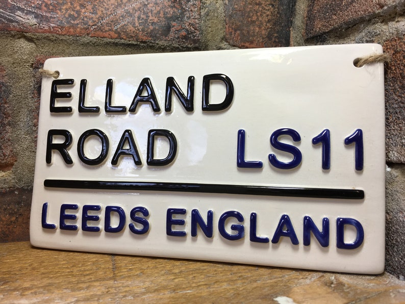 LEEDS-Elland Road-Football Street Sign-London Street | Etsy