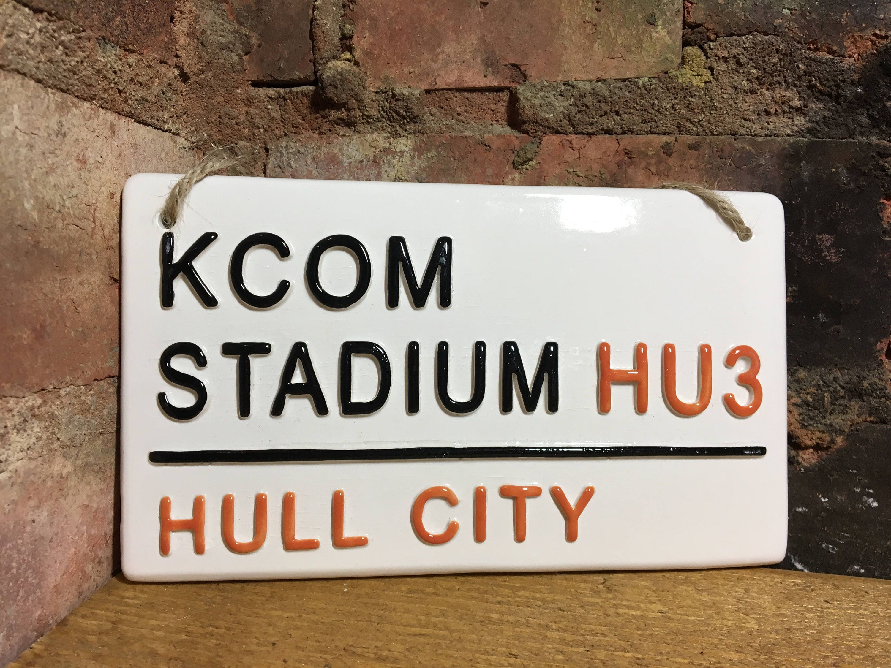 HULL CITY-Kcom Stadium-London Street Sign-Football | Etsy