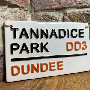 DUNDEE United-tannadice Park-football Street Sign-london Road Sign ...