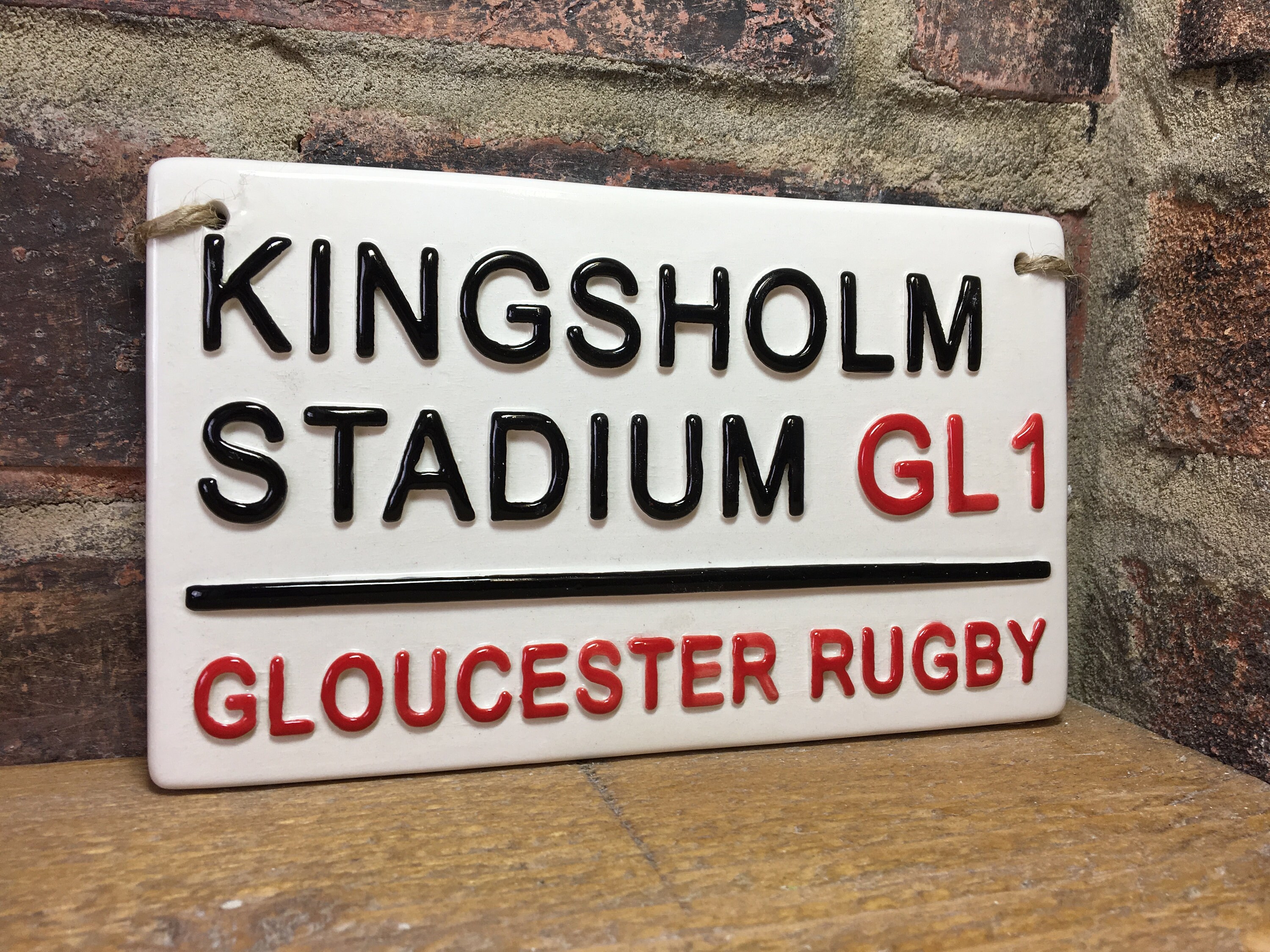 GLOUCESTER Rugby-kingsholm Stadium-rugby Street Sign-rugby Gift-rugby ...