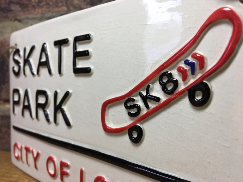SKATE Park-london Street Sign-city of London-skating-skate | Etsy