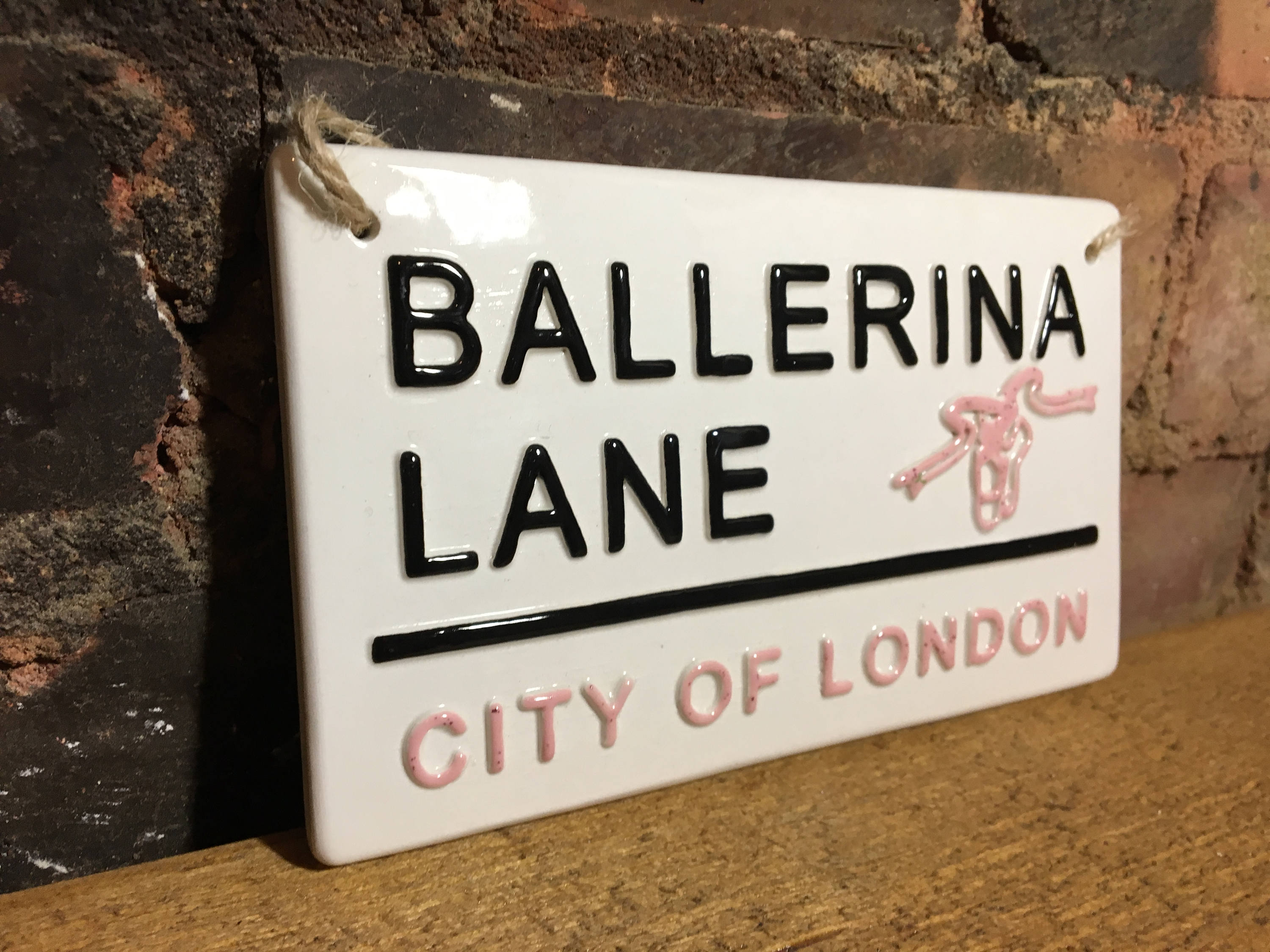 BALLERINA LANE-City of London-London Street Sign-Ballet | Etsy