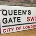 Handmade Ceramic Queens Gate London Street Sign Wall Art - Etsy UK