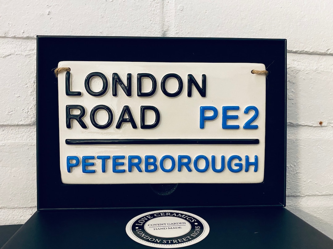 Peterborough-london Road-football Street Sign-london Street Signs ...