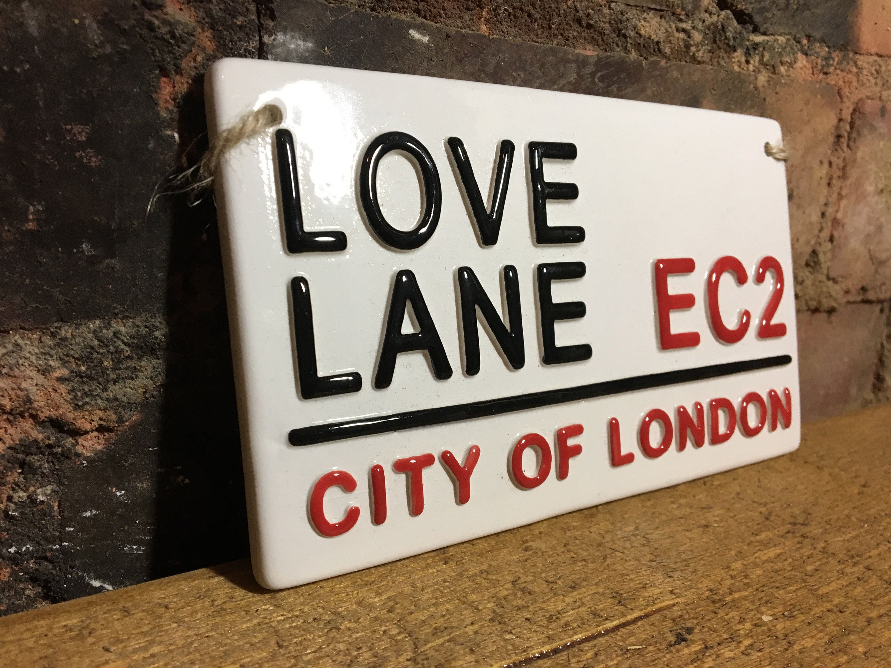 LOVE Lane-london Street Sign-love Gift-friend-family-love - Etsy UK