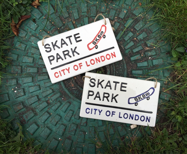 SKATE Park-london Street Sign-city of London-skating-skate | Etsy