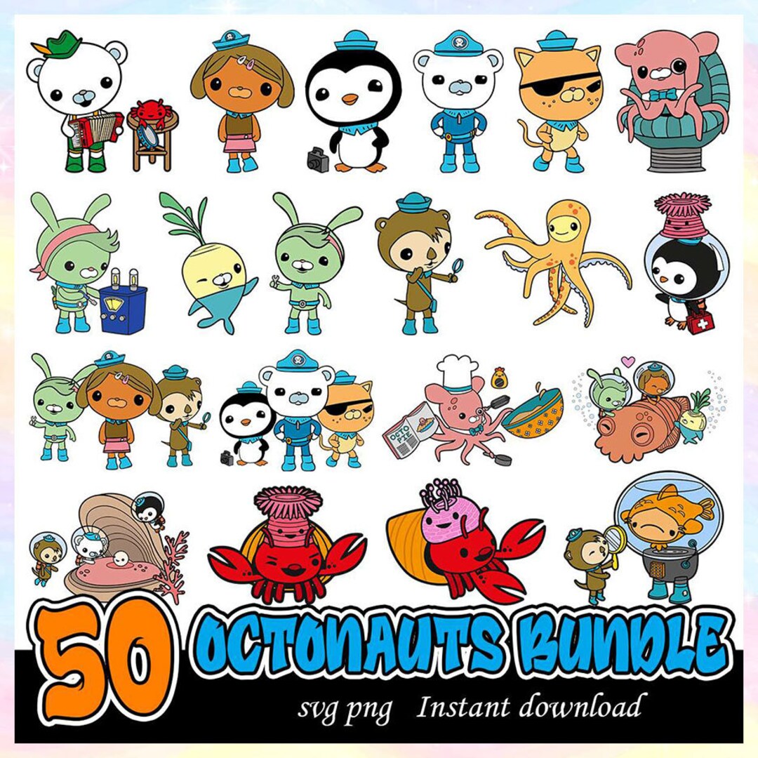Octonauts Svg for Cricut, Octonauts Png, Octonauts Clipart, Birthday ...
