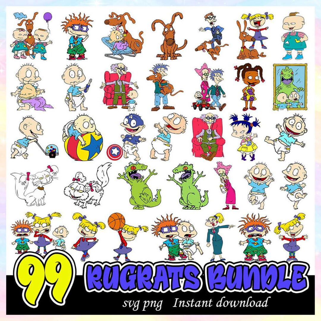 Rugrats Svg, Rugrats Clipart, Rugrats Png Files, Rug Rats Svg for ...