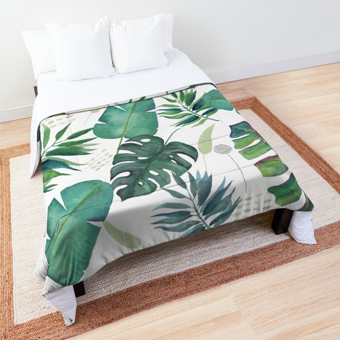 Tropical Bedding Set Duvet Cover Personalized - Etsy