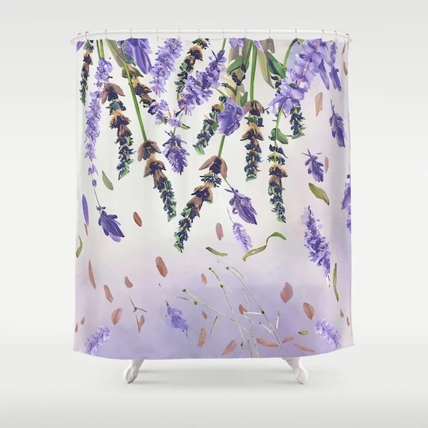 Lilac Shower Curtain - Etsy