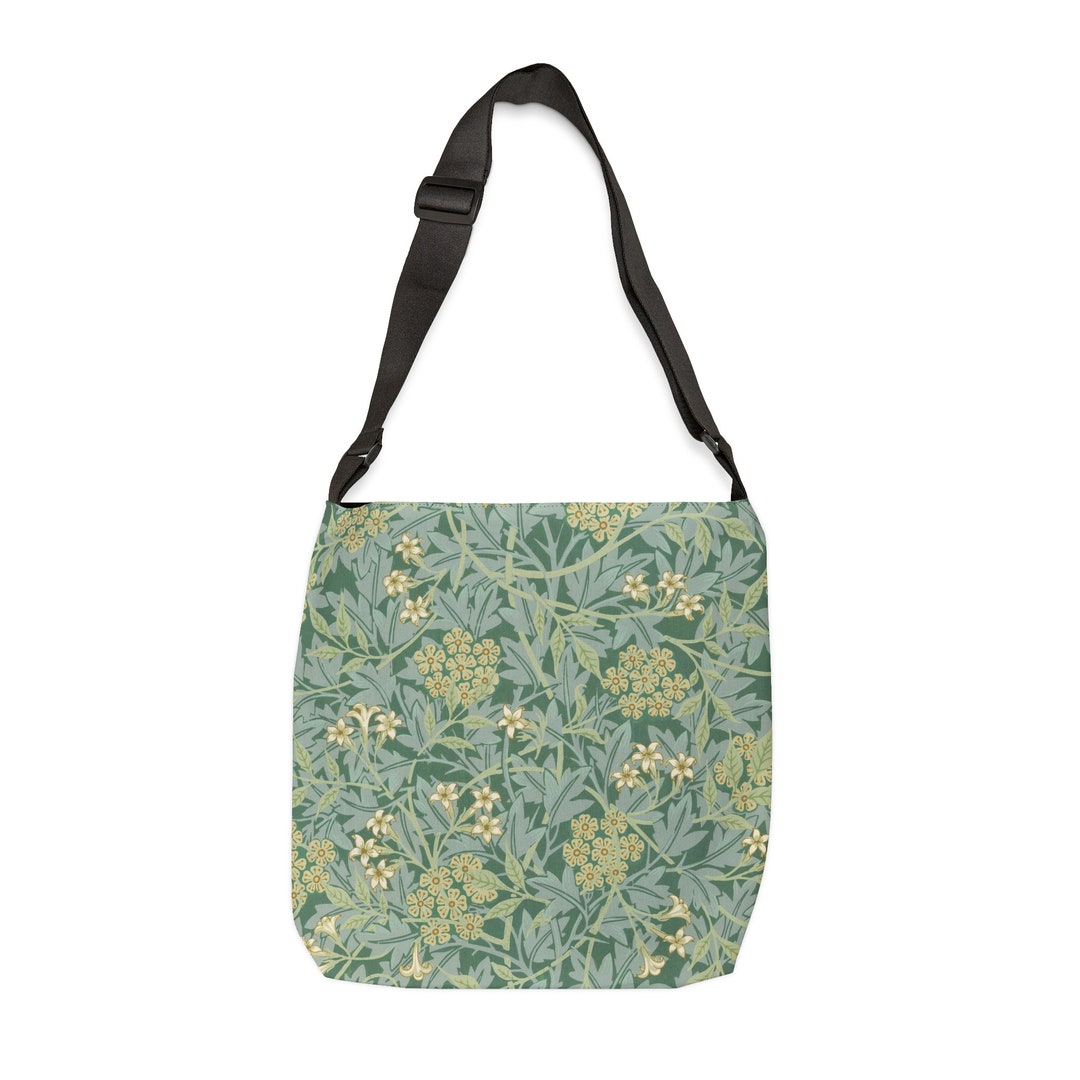 Nature Tote Bag William Morris 16x16 18x18 Adjustable Strap With Zipper ...