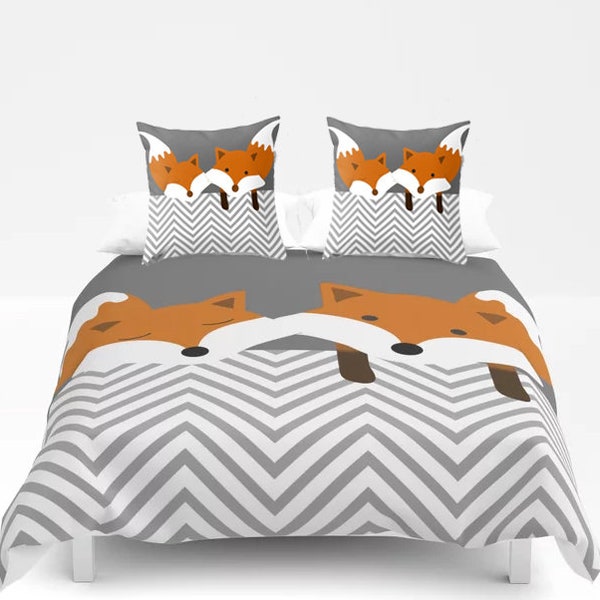Fox Bedding - Etsy