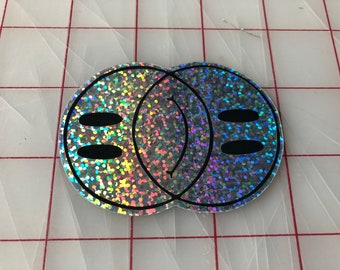 Happy Sad Sticker - Etsy