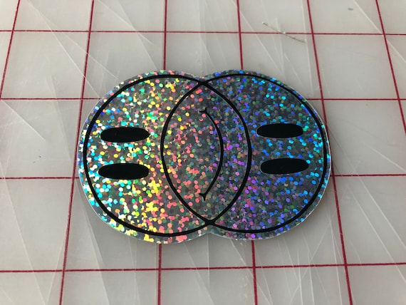 Happy Sad Sticker | Etsy