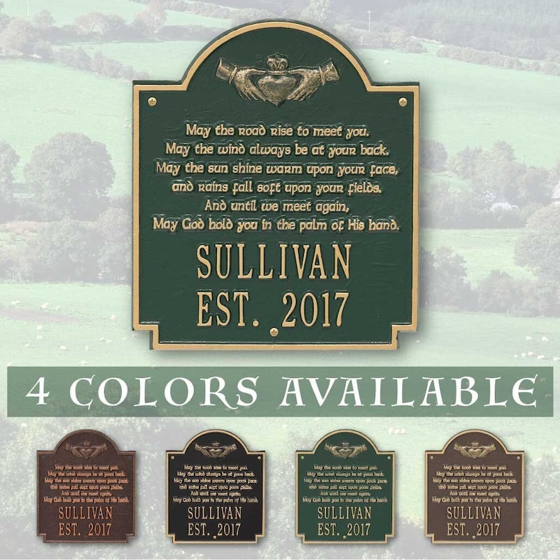 Outdoor Irish Home Plaque - Etsy