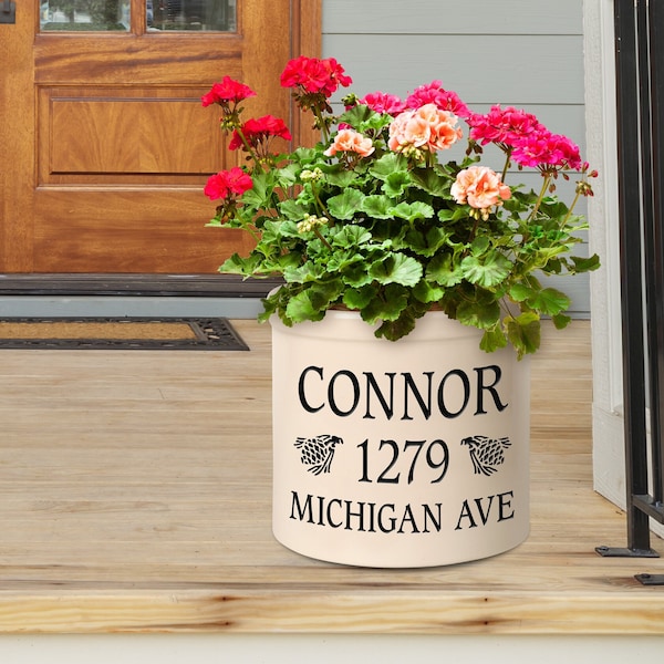 Crock Planter - Etsy