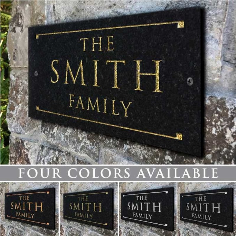 Family Name Plaque - Etsy