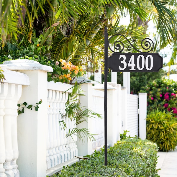 Lamp Post Address - Etsy