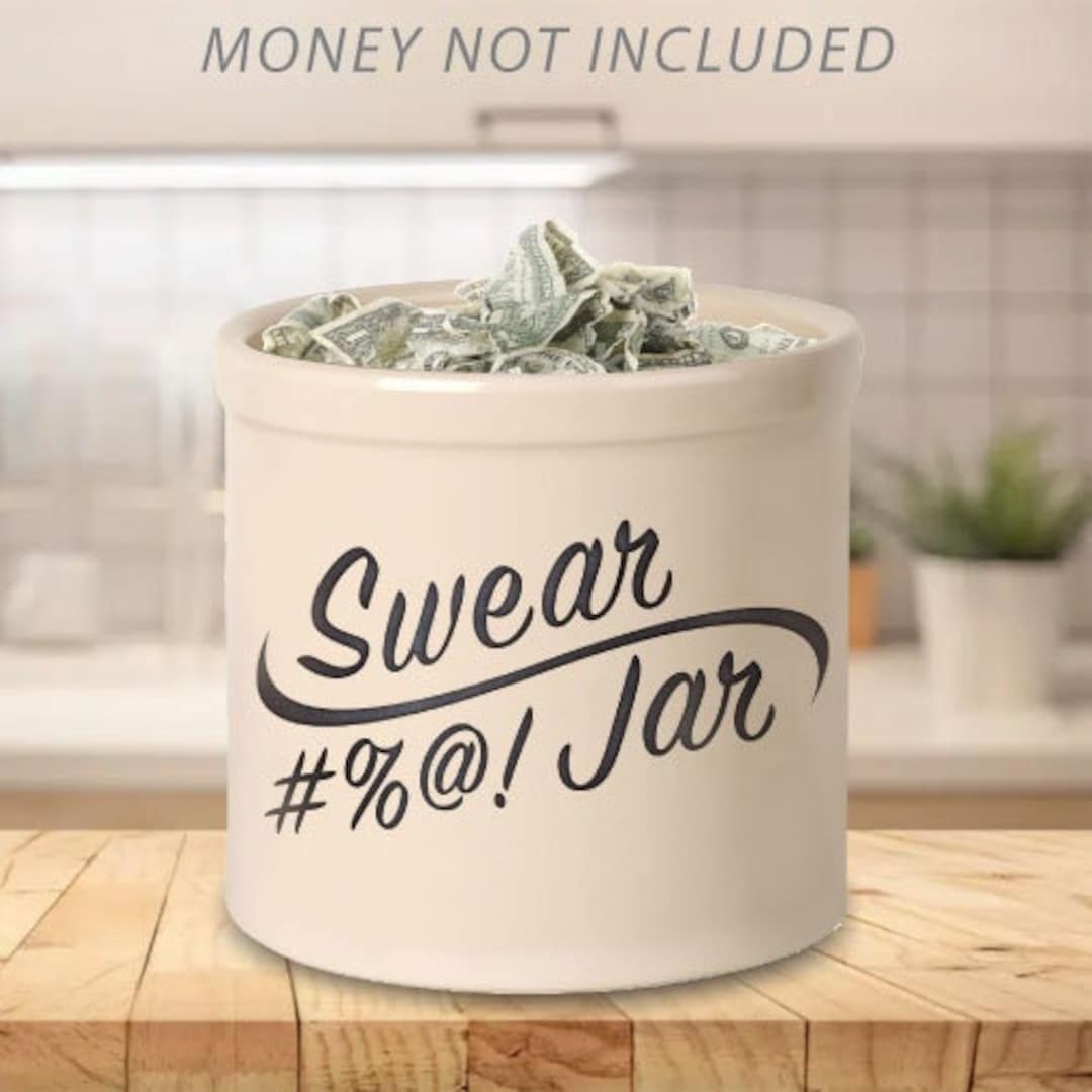 Handmade Ceramic Swear Jar: A Whimsical, Humorous Touch for Language ...