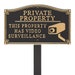 Video Camera Surveillance Private Property Yard Sign Security Warning ...