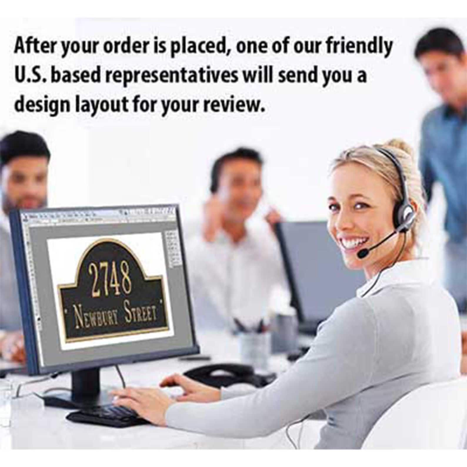 Metal Address Plaque Personalized Cast With Arch Top large - Etsy