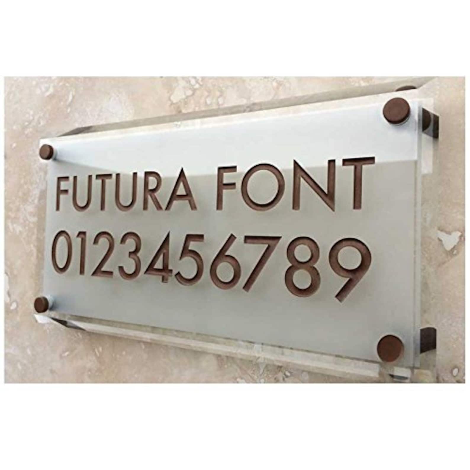 Crystal Address Plaque With Engraved Numbers. Unique and Elegant ...
