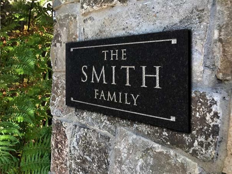 Stone Dedication Plaque With Engraved Text. Commemoration Sign Made ...
