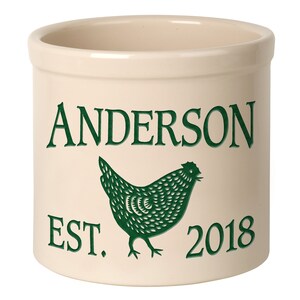 Personalized 2 Gallon Crock Pot 4 Colors Available - Etsy