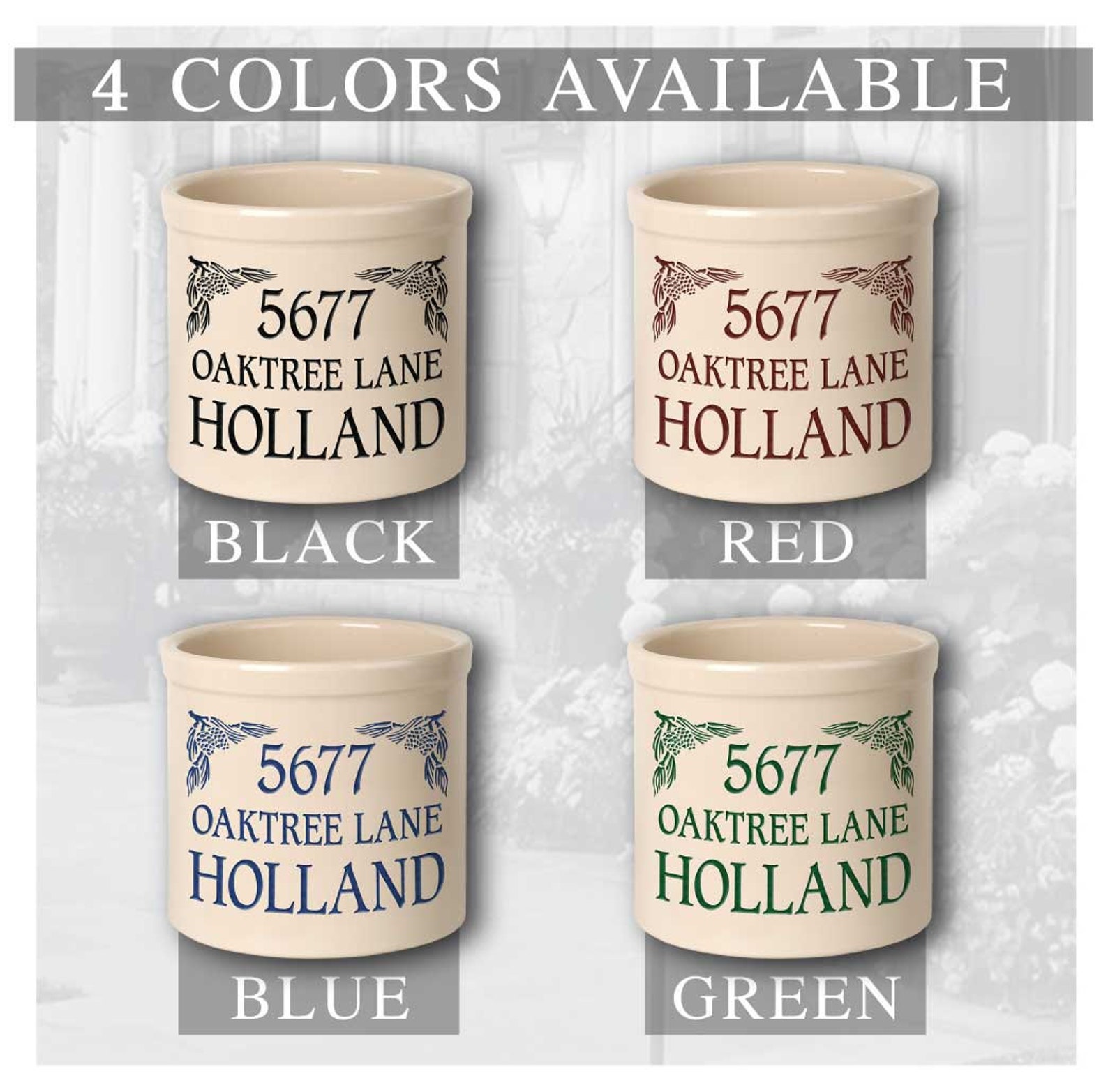 Personalized 2 Gallon Crock Pot 4 Colors Available - Etsy