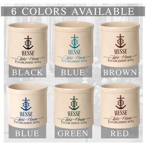 Personalized 2 Gallon Crock Pot 6 Colors Available - Etsy