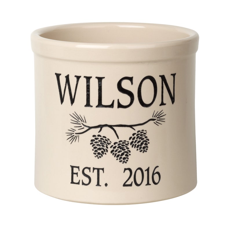 Personalized 2 Gallon Crock Pot 4 Colors Available - Etsy