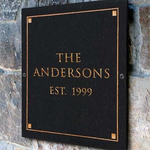 Stone Dedication Plaque With Engraved Text. Commemoration Sign Made ...