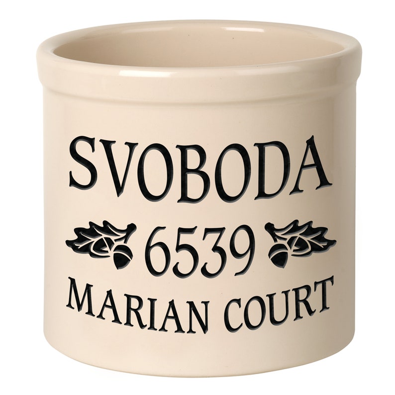 Personalized 2 Gallon Crock Pot 4 Colors Available - Etsy