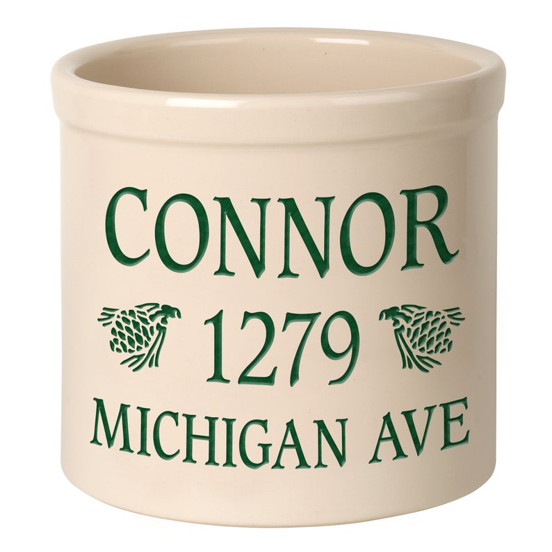 Personalized 2 Gallon Crock Pot 4 Colors Available - Etsy