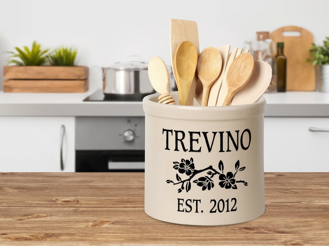 Personalized 2 Gallon Crock Pot 4 Colors Available - Etsy